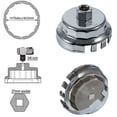 14 Flutes Remover 64.5mm Tool Oil Filter Wrench Cap For Toyota Prius ...