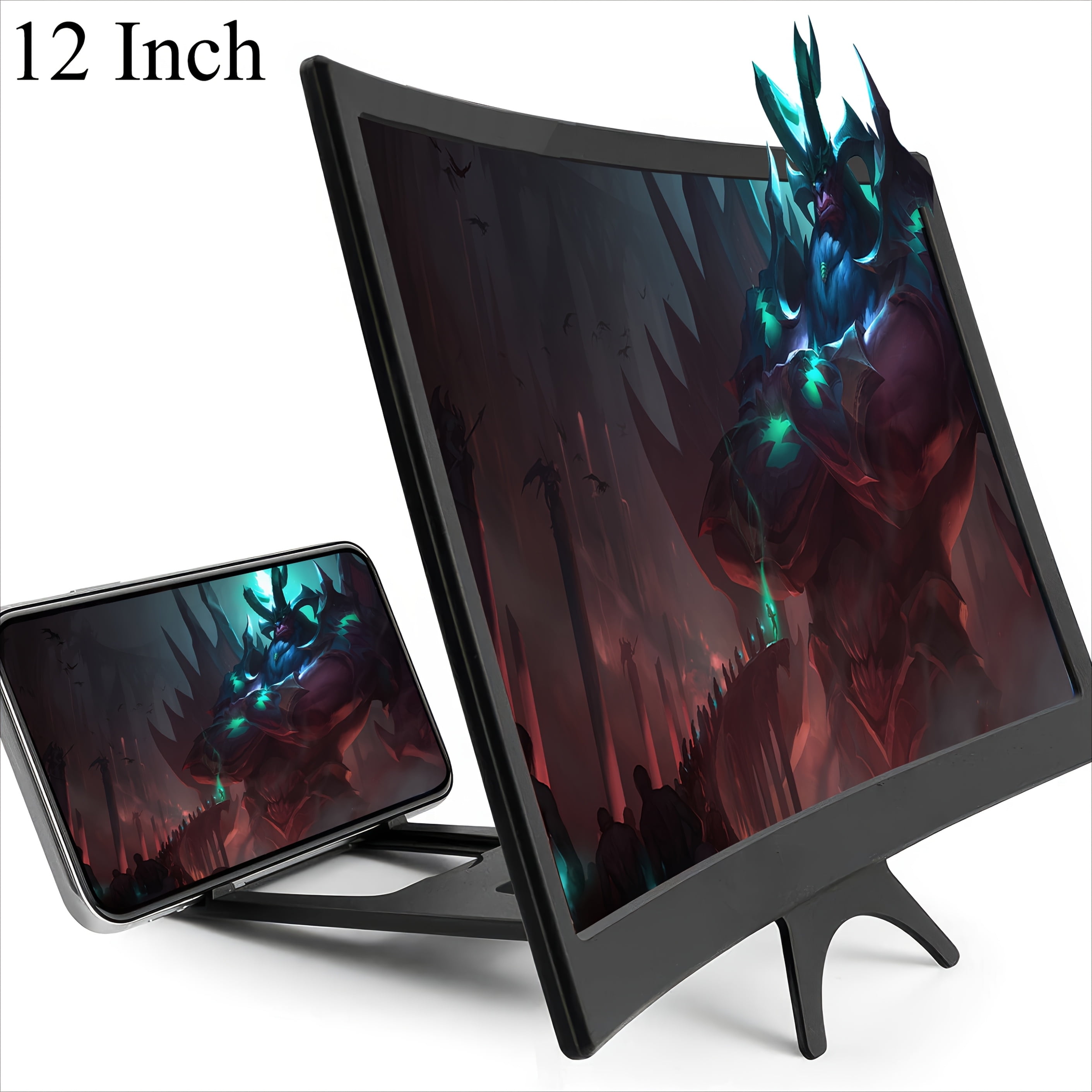 14" Foldable Phone Stand with Screen Magnifier & 3D Magnifier ...