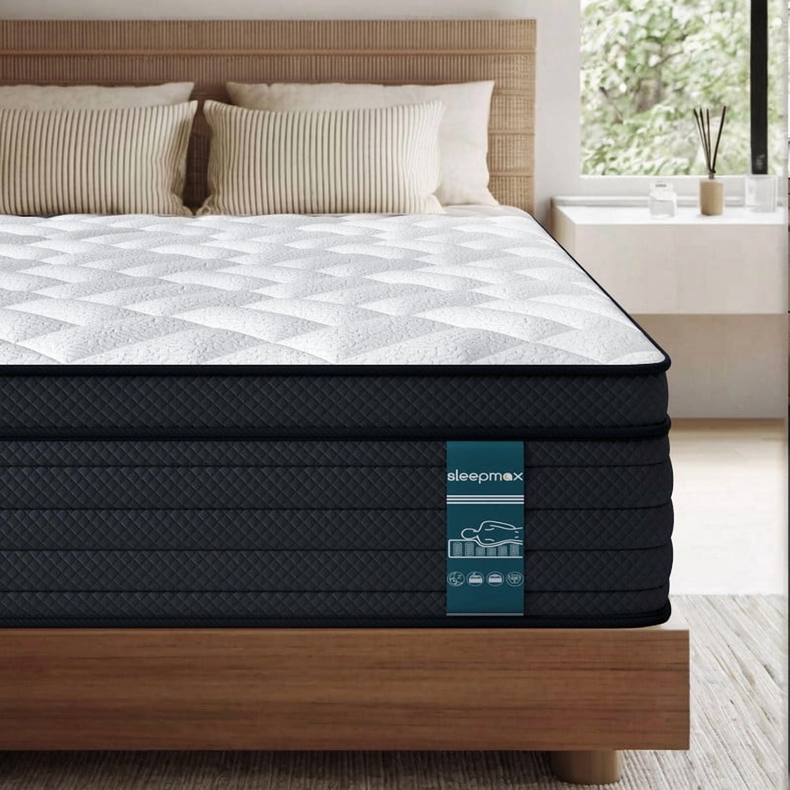 14" Full Firm Mattress, Euro Top, Pressure Relief, Extra Support ...