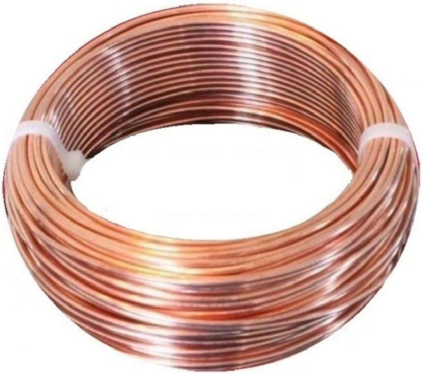14 Ga Bare Copper Round Wire 50 Ft. Coil (Dead Soft) 99% Pure - Walmart.com