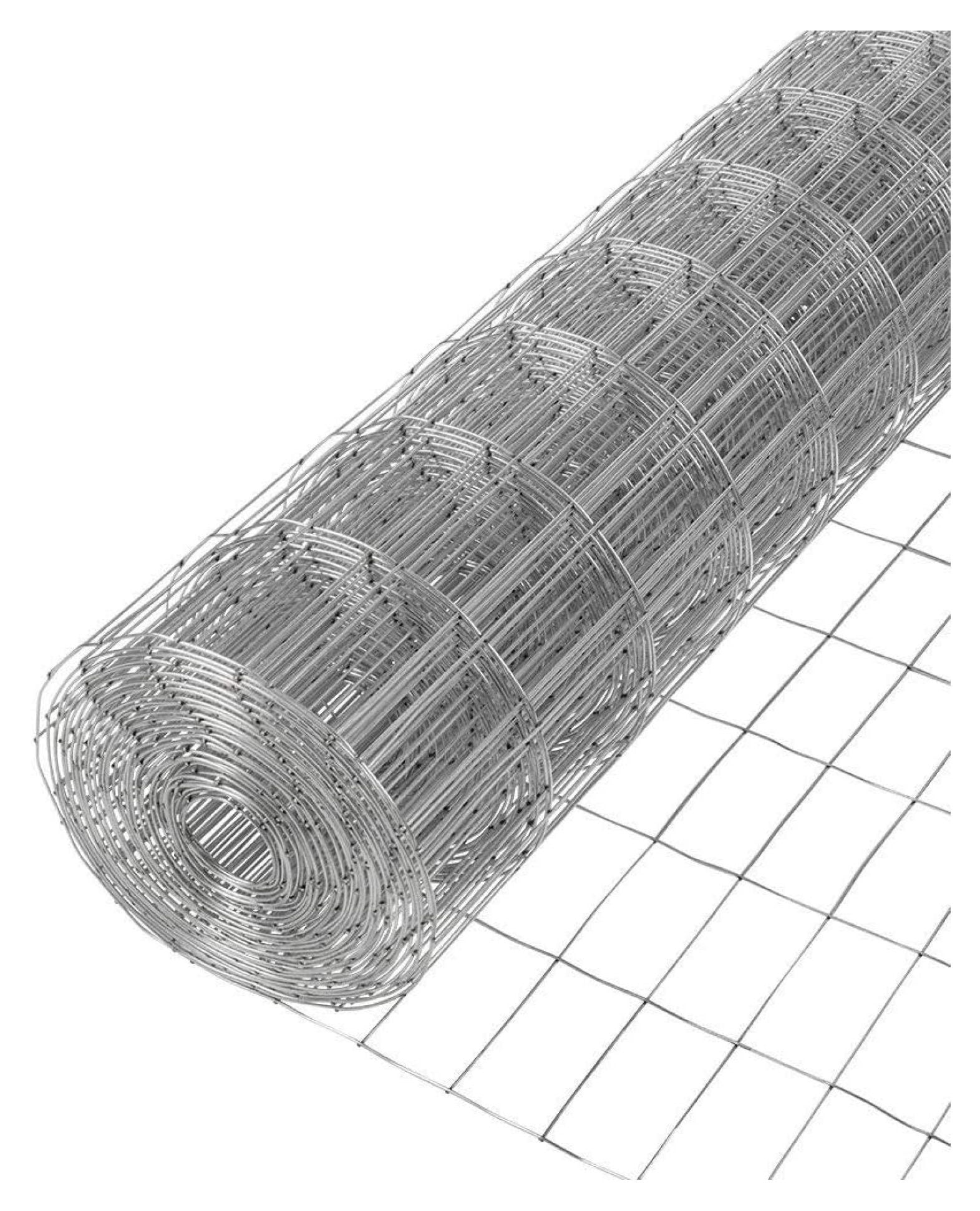 14 Gauge Galvanized Welded Wire Mesh Size 1 inch x 2 inch (3 ft. x 50 ...