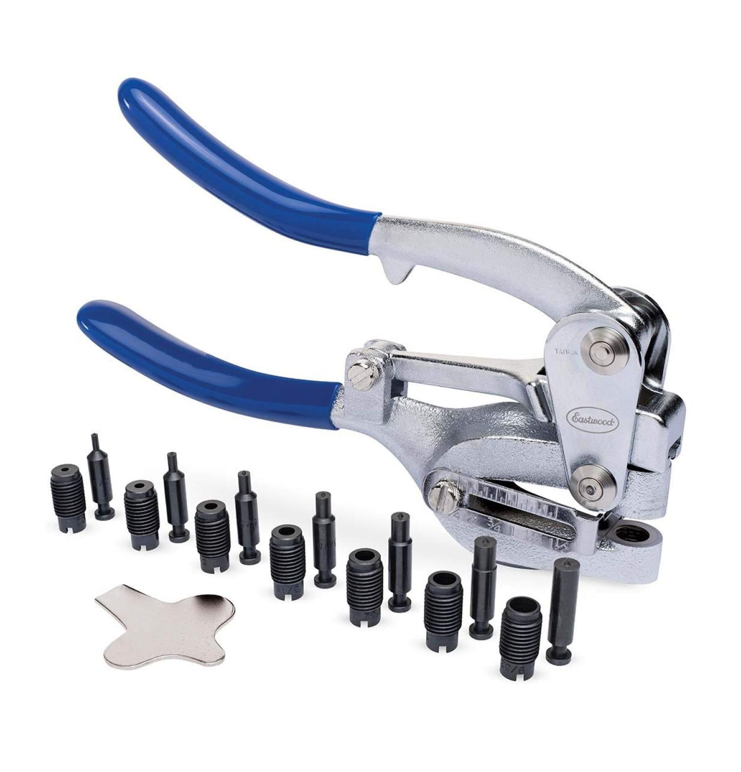14 Gauge Sheet Metal Hand Punch Tool - Weld & Rivet Hole Punch Kit - 9/ ...