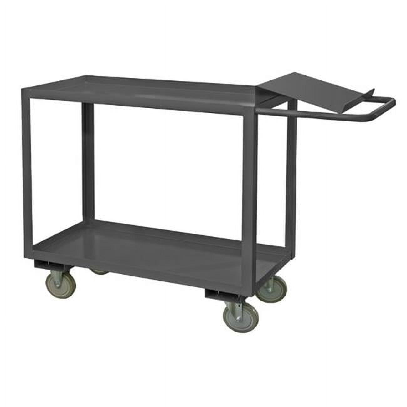 14 Gauge Steel Order Picking Cart with 2 Shelf - 30 x 60 x 41 in ...