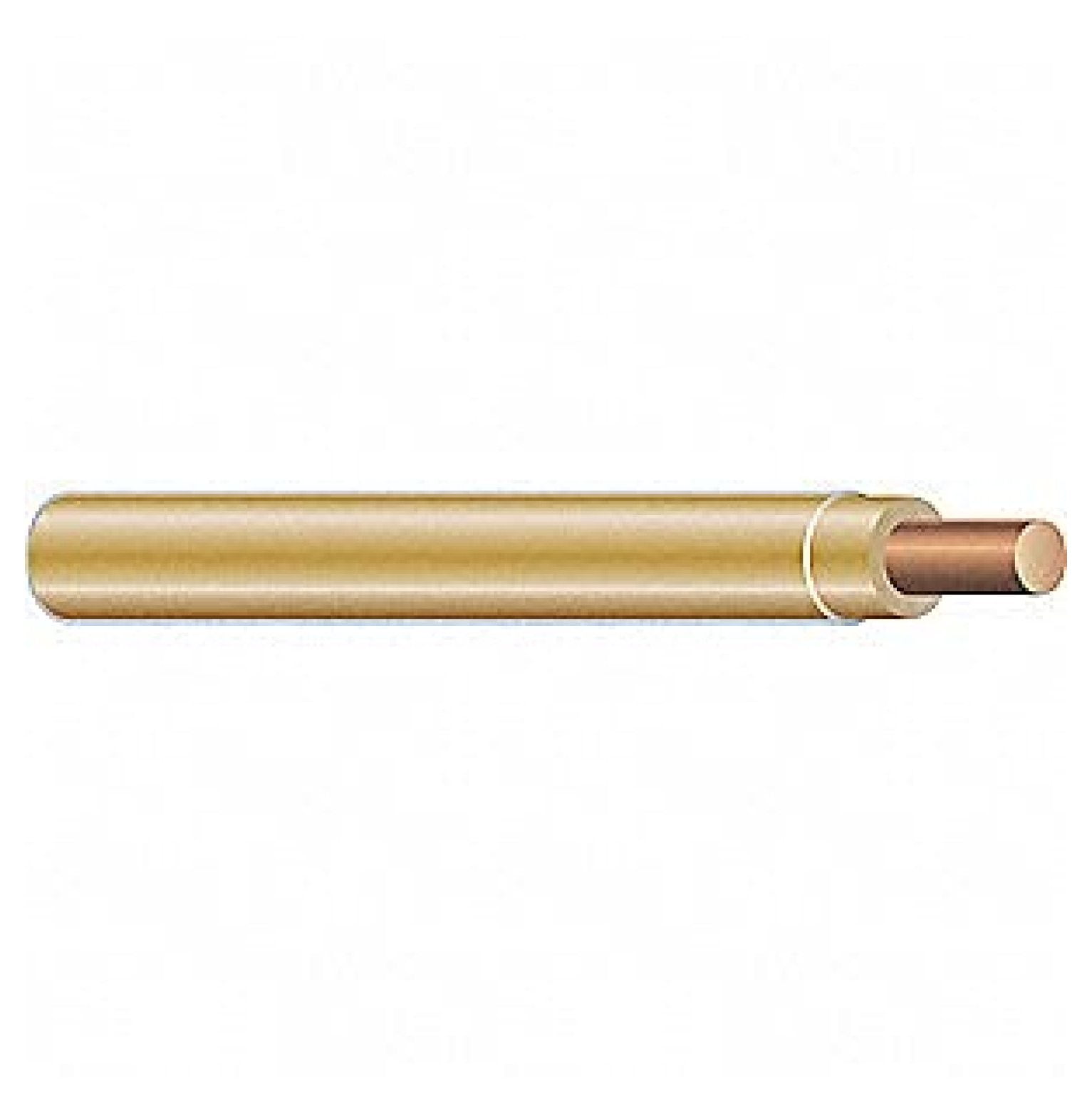 14 Gauge THHN Solid Copper Building Wire (Tan, 500FT Reel) - Walmart.com