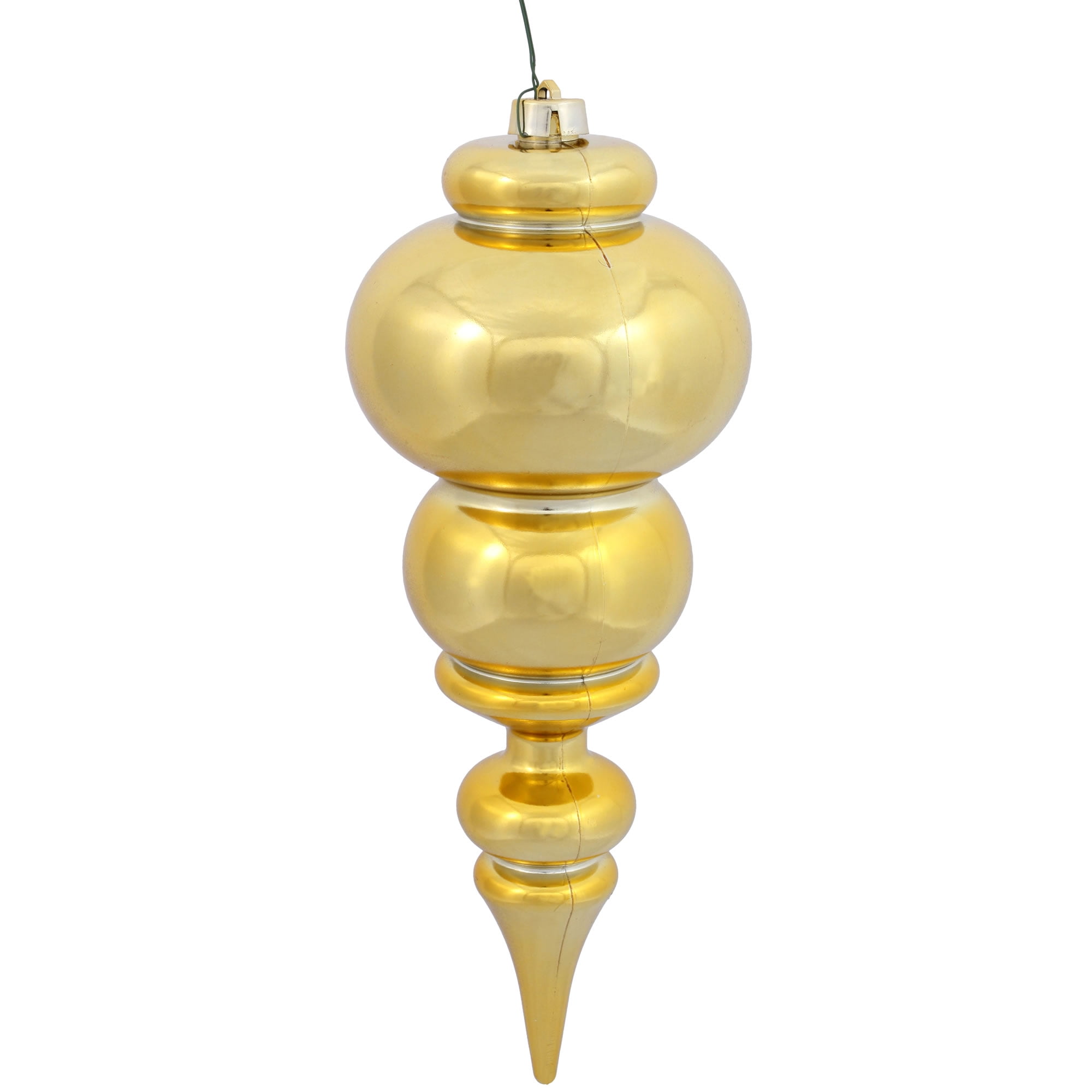 14" Gold Shiny Finial UV Drilled - Walmart.com