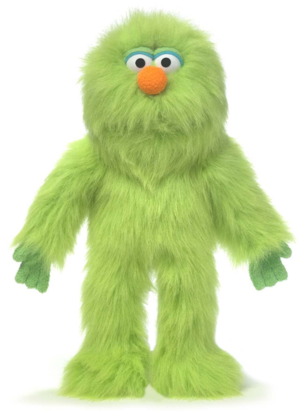 "14"" Green Monster, Hand Puppet with Movable Mouth and Hands ...