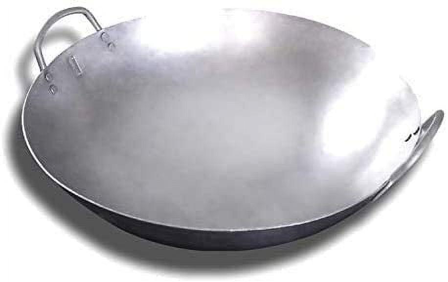 "14"" Heavy Duty Hand Hammered Carbon Steel Riveted Restaurant ...