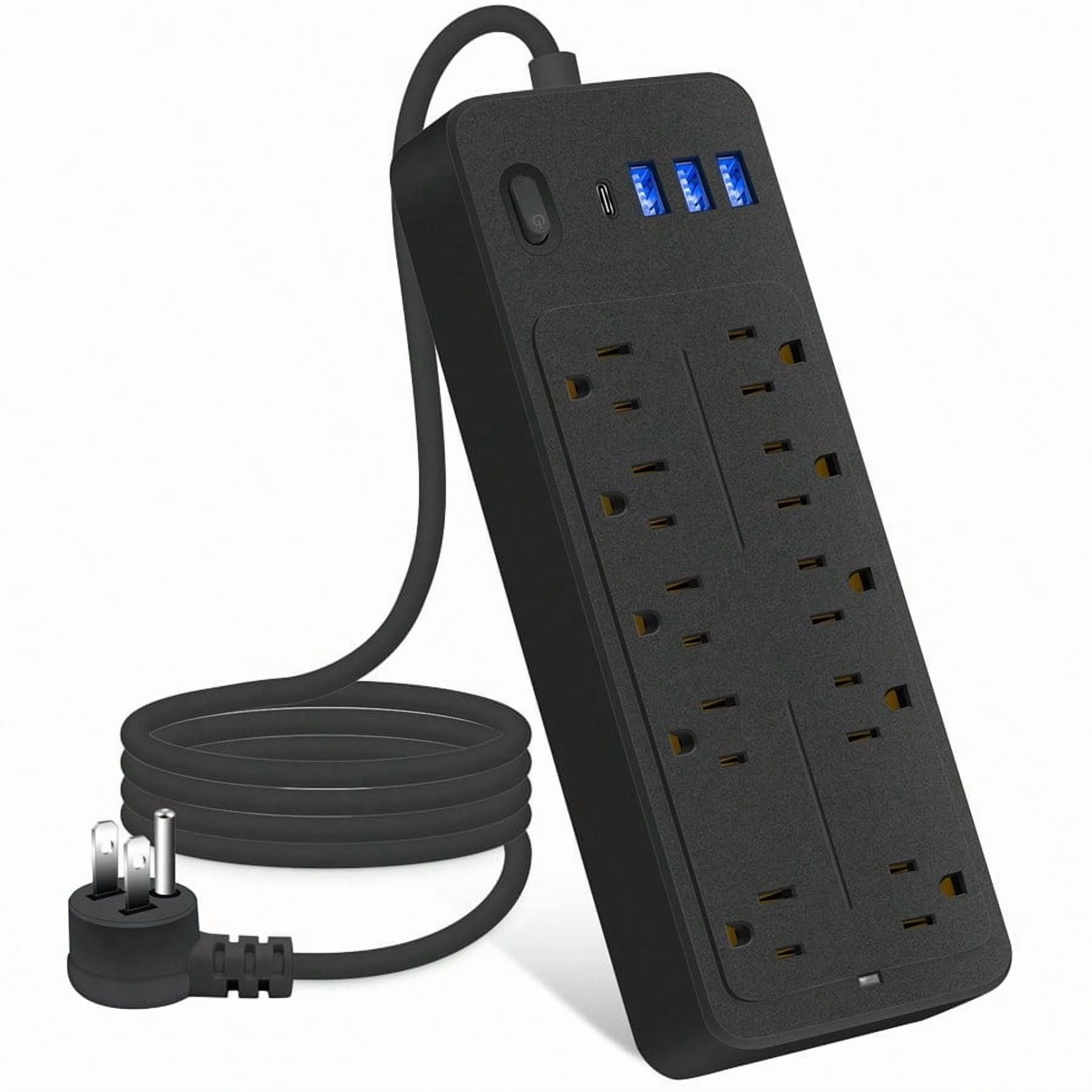 14-In-1 Power Strips With Surge Protection 1700J, 10 Outlets With 4 USB ...