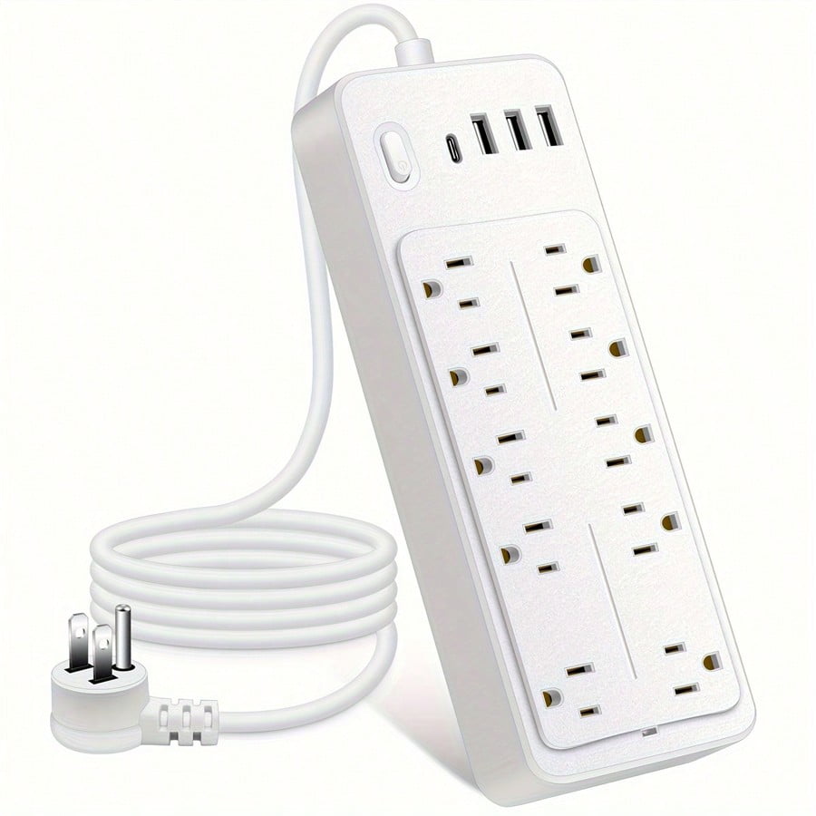 14-In-1 Power Strips With Surge Protection 1700J, 10 Outlets With 4 USB ...