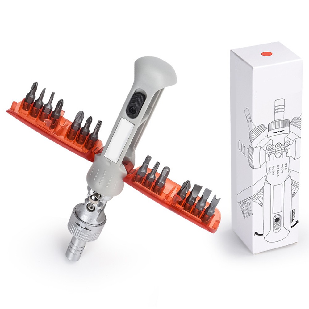 14 In 1 Ratchet Screwdriver Set Manual Maintenance Tool Set Rotating ...