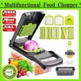 14 In 1 Vegetable Fruit Chopper Cutter Food Onion Veggie Dicer Slicer ...