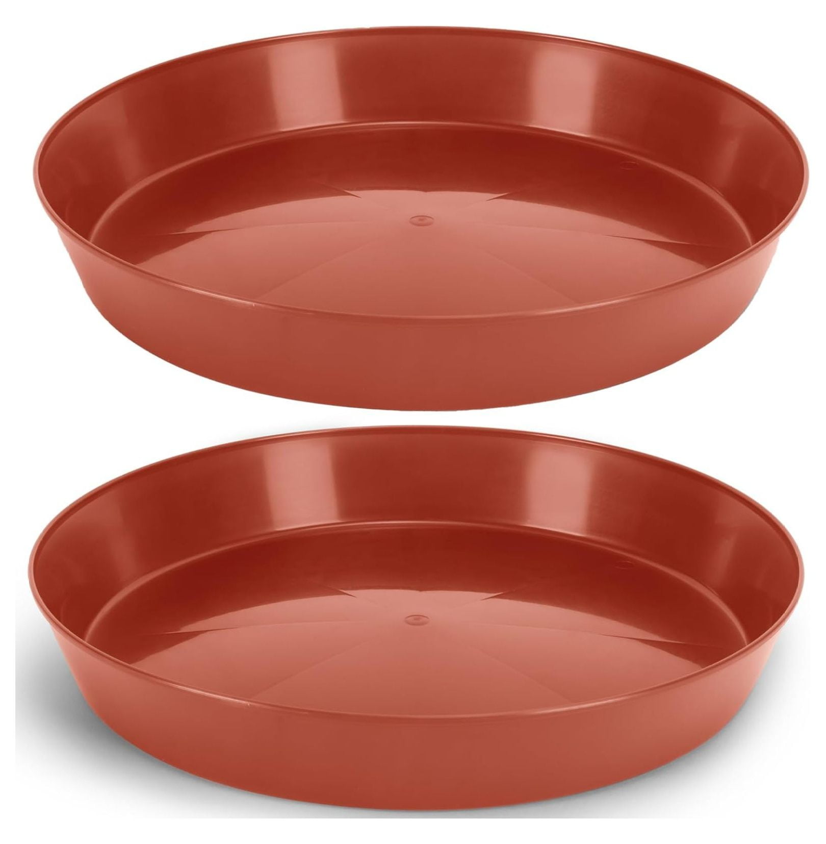 14 Inch (12 Inch Base) Case of 2 Plant Saucer - Terra Cotta Colored ...
