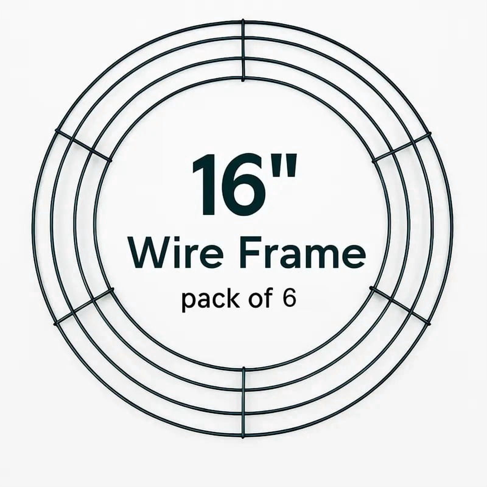 14 Inch / 16 Inch Round Wreath Wire Frames Perfect for Everyday ...