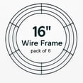 14 Inch / 16 Inch Round Wreath Wire Frames Perfect for Everyday ...