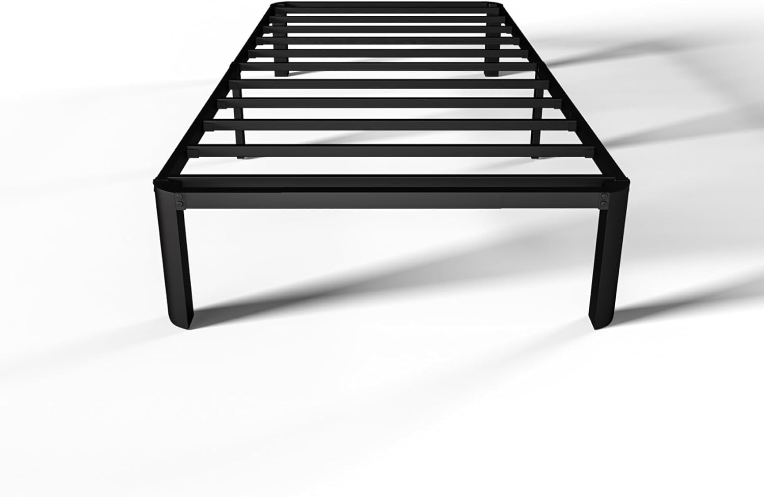 14 Inch Bed Frame Twin Platform No Box Spring Needed Metal Bed Frame ...