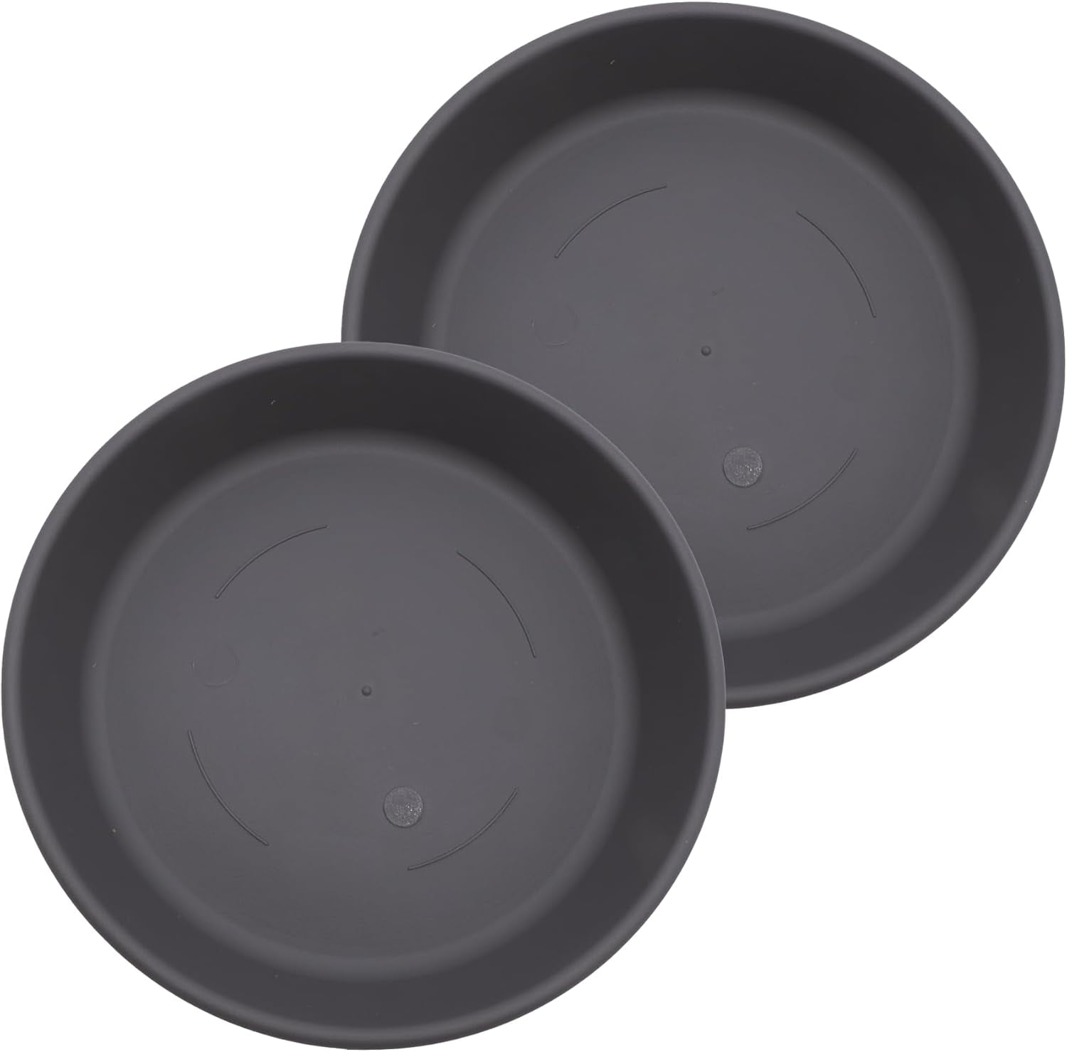 14 Inch Classic Round Plant Saucer, Lightweight UV-Resistant Plastic ...