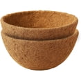 14 Inch Coconut Fiber for Plants, Round Pre-Formed Coco Planter Liner ...