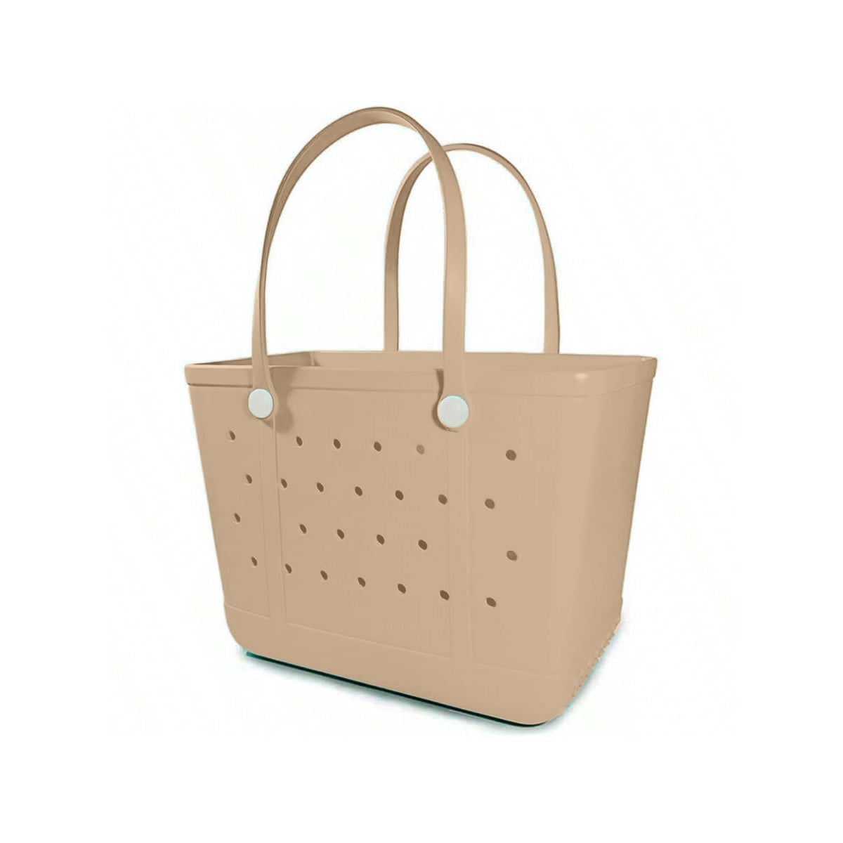14 Inch EVA Perforated Beach Tote Bag, Waterproof Sandproof Rubber ...