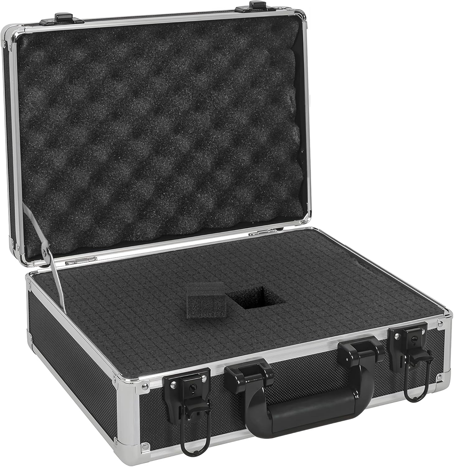 14 Inch Hard Shell Carrying Case Ideal for Wireless Mic System Storage ...