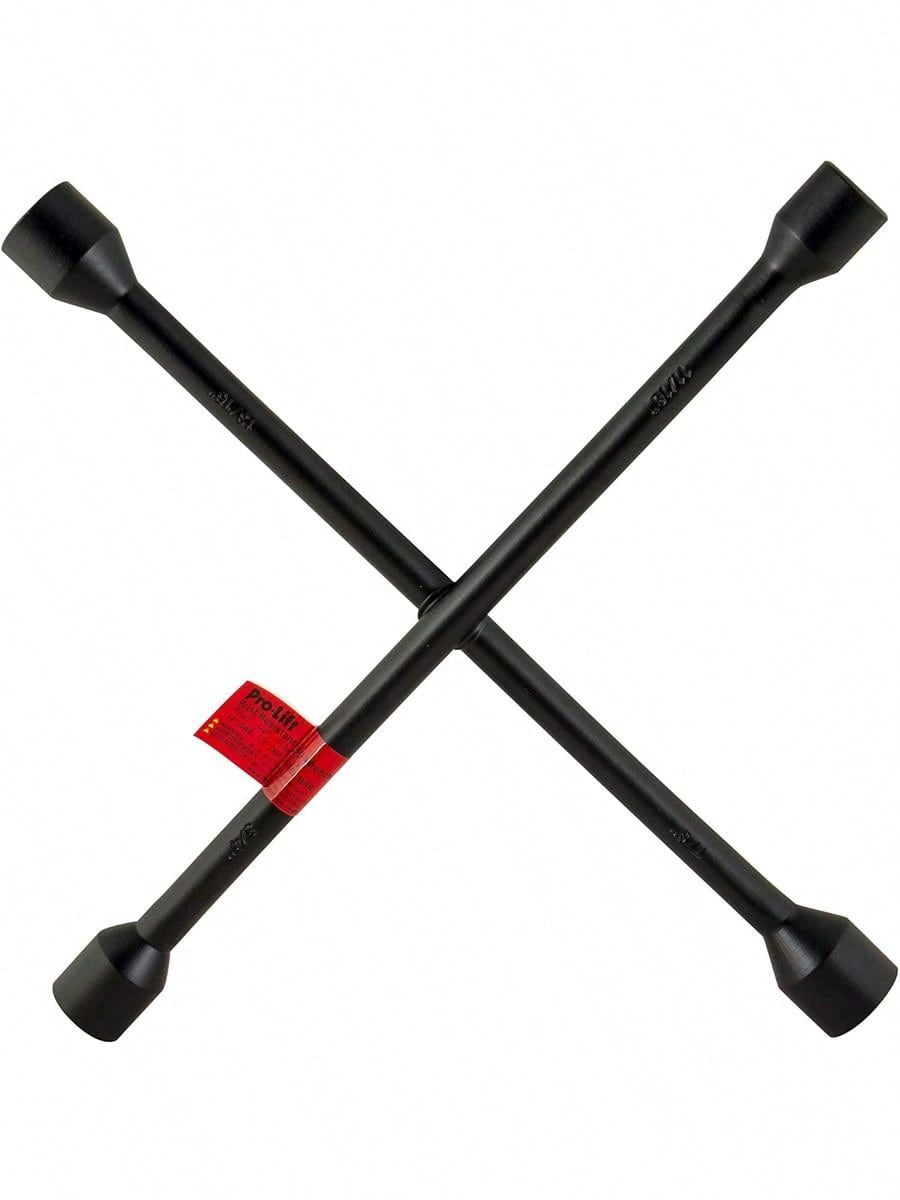 14-Inch Heavy Duty Lug Wrench 4-Way Cross Wrench Rust Resistant Steel 6 ...