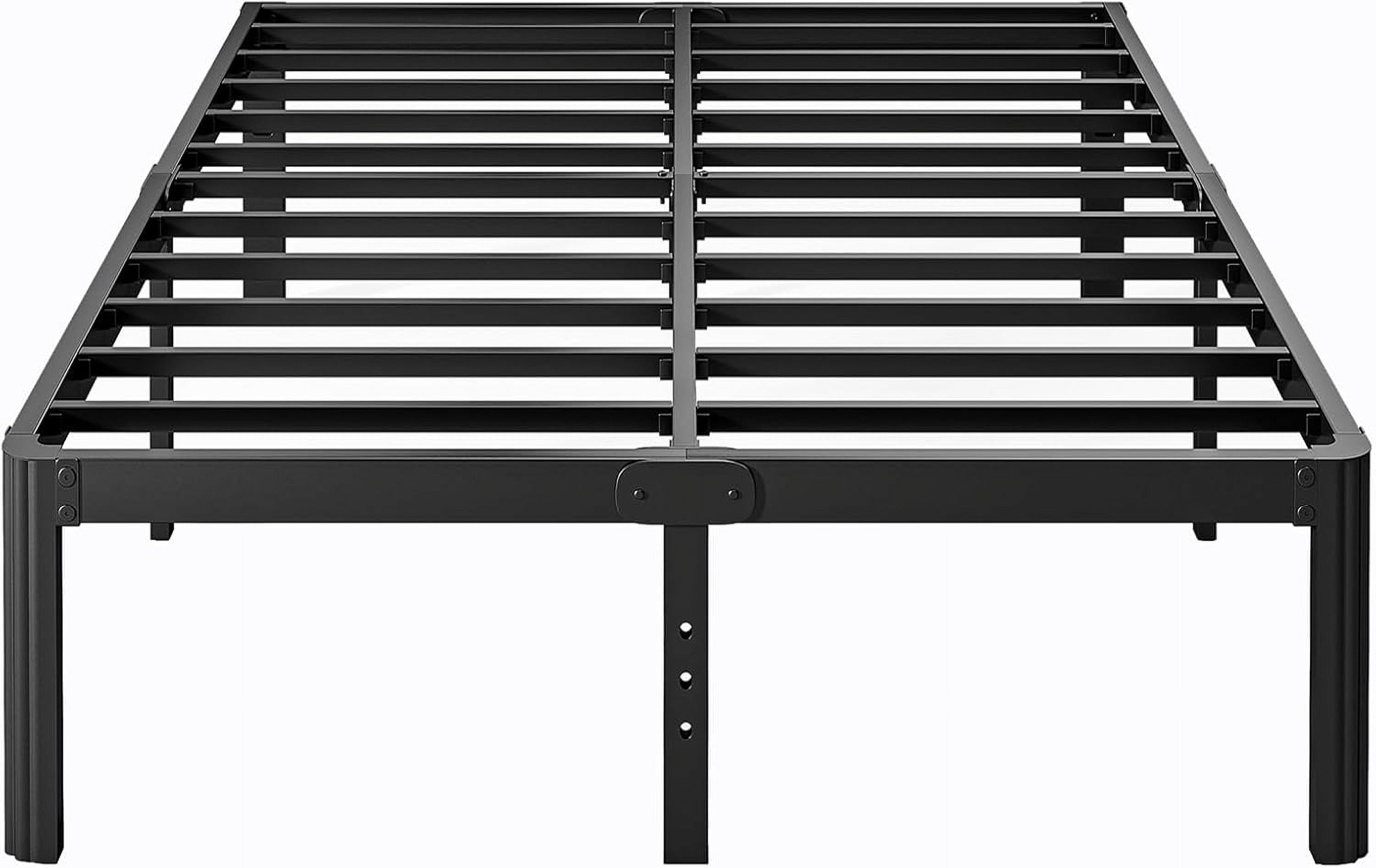 14 Inch High Cal King Bed Frame No Box Spring Needed, Platform Metal ...