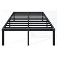 14 Inch King Bed Frame Metal Platform Sturdy Heavy Duty No Box Spring ...