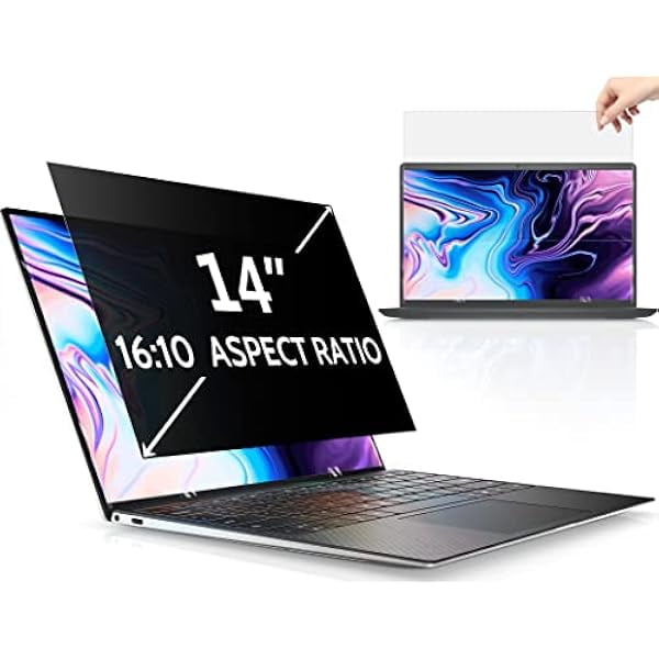 14 Inch Laptop Privacy Screen Compatible with Lenovo Hp Dell Acer Asus ...