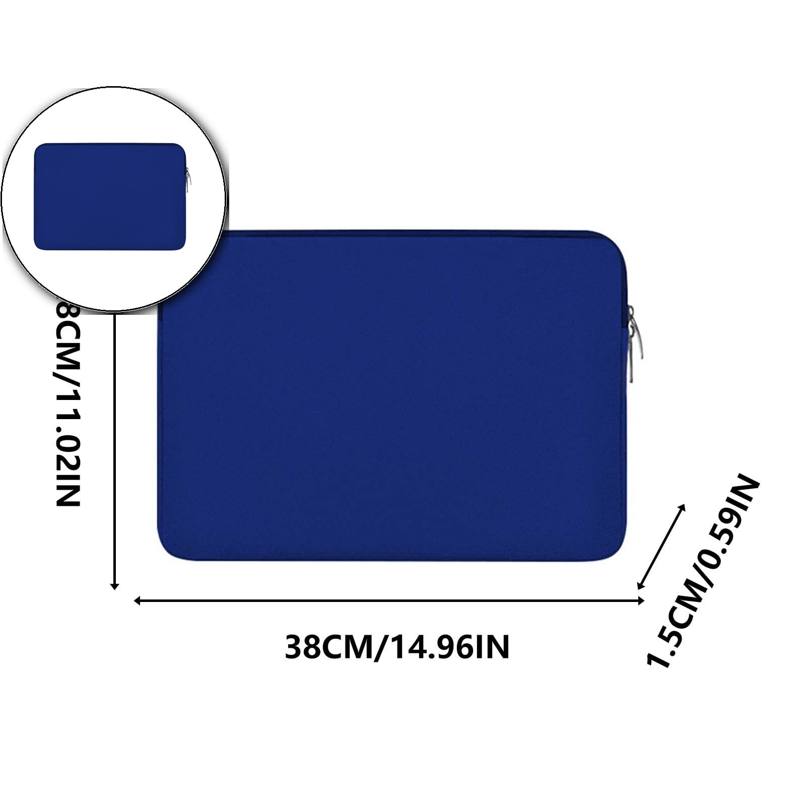 14 Inch Laptop Sleeve Bag – Soft Padded Protective Case with Zipper ...