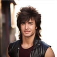 14-Inch Men's Retro Synthetic Ponytail Wig - Perfect for Cosplay and ...