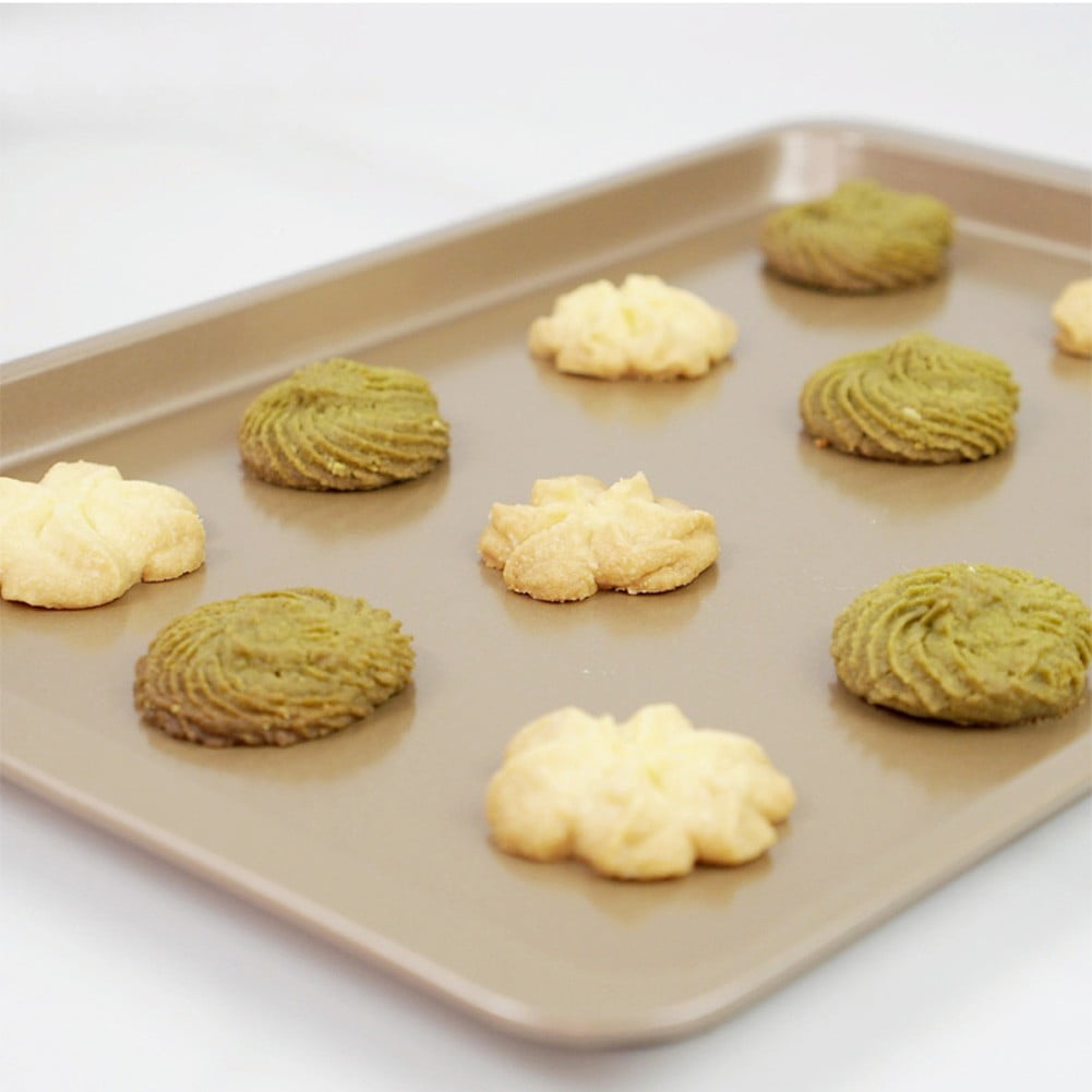 14 Inch Non-Stick Baking Tray Carbon Steel Bread Cake Cookies Pan ...