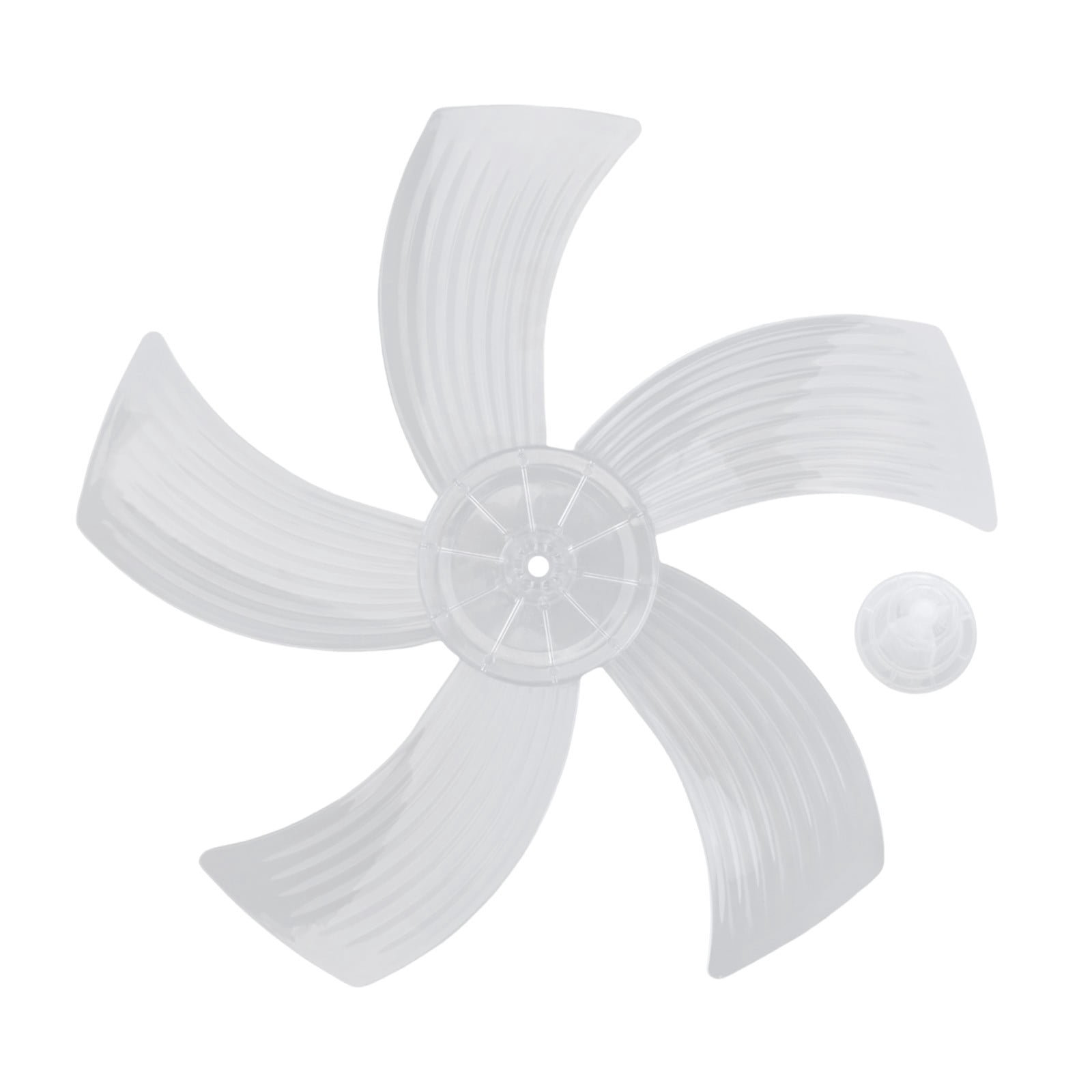 14 Inch Plastic 5 Leaves Fan Blade With Nut Cover Fan Blades For ...