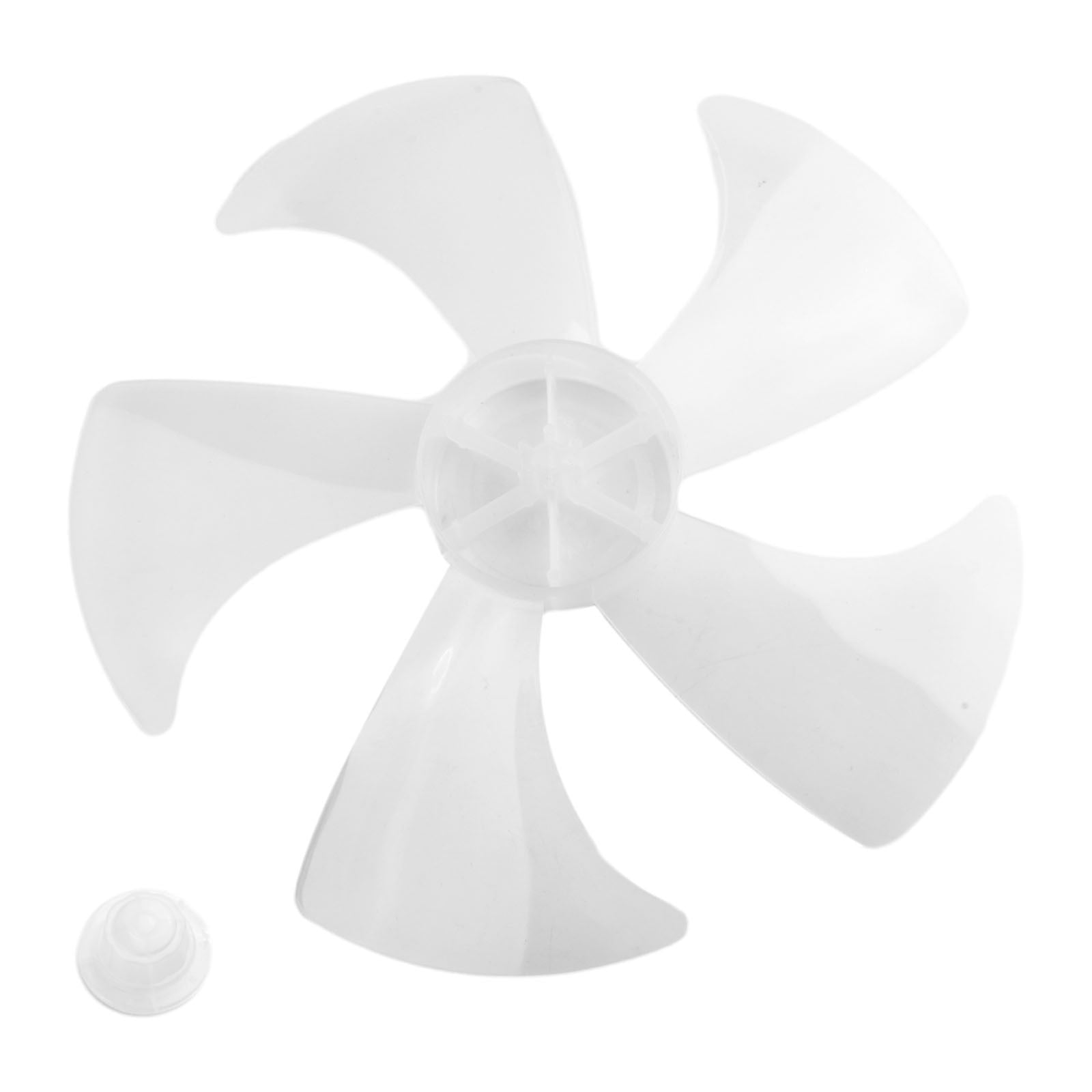 14 Inch Plastic Fan Blade Replacement,5 Leaves with Nut Cover for ...