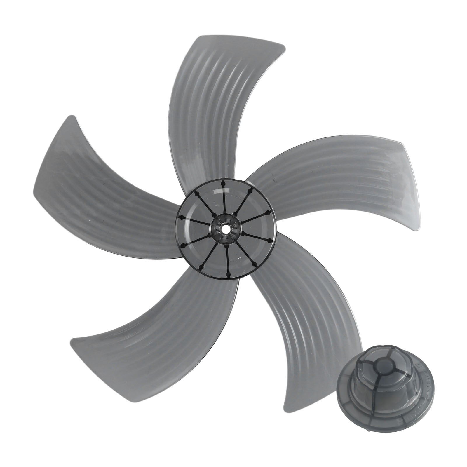 14 Inch Plastic Fan Blade Replacement for Stand and Desk Fans with Nut ...