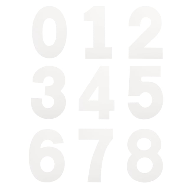 14 Inch Plastic Number Stencils Set for Cake Stencil Address Number ...