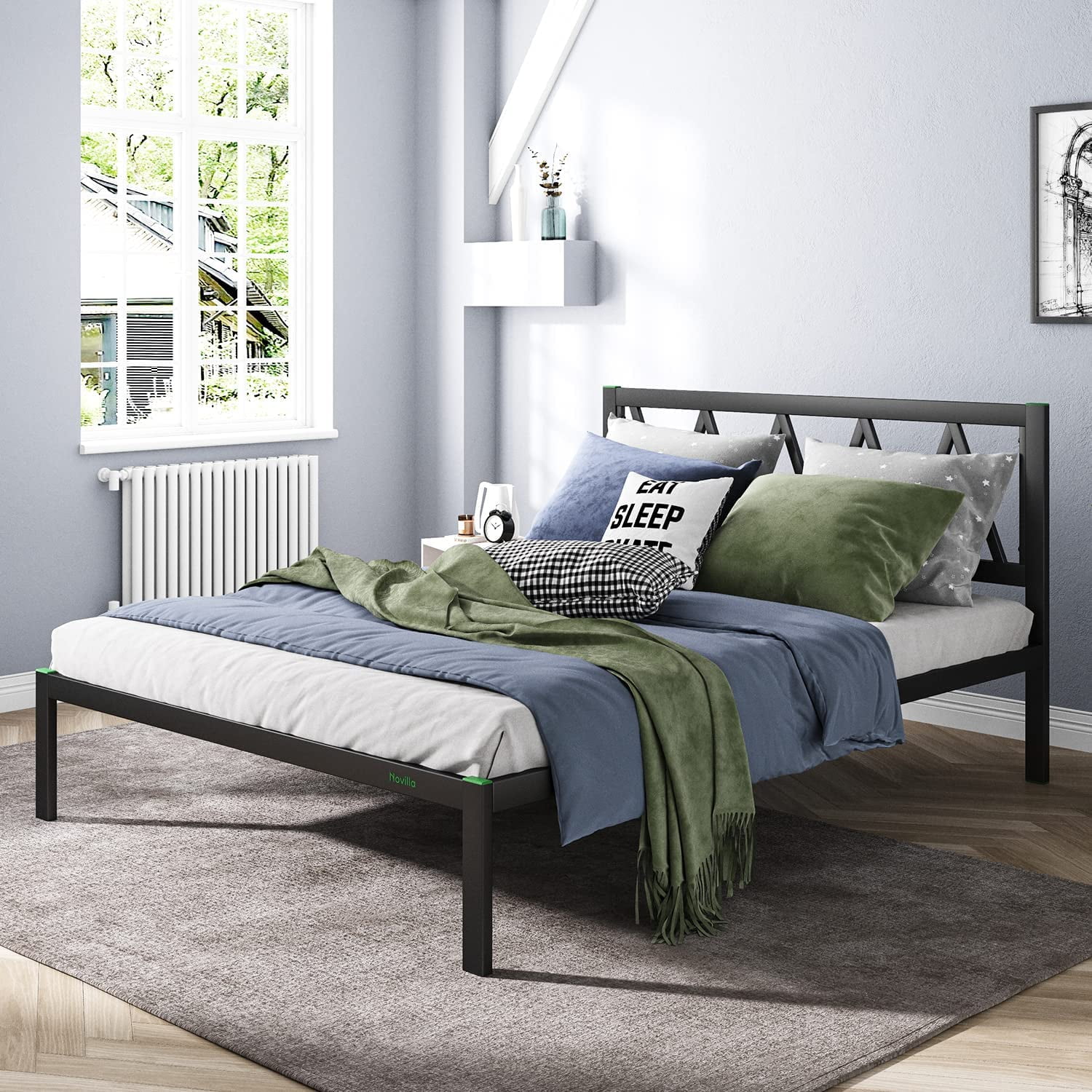 14 Inch Platform Bed Frame King Size, Metal Bed Frame with Storage,King ...