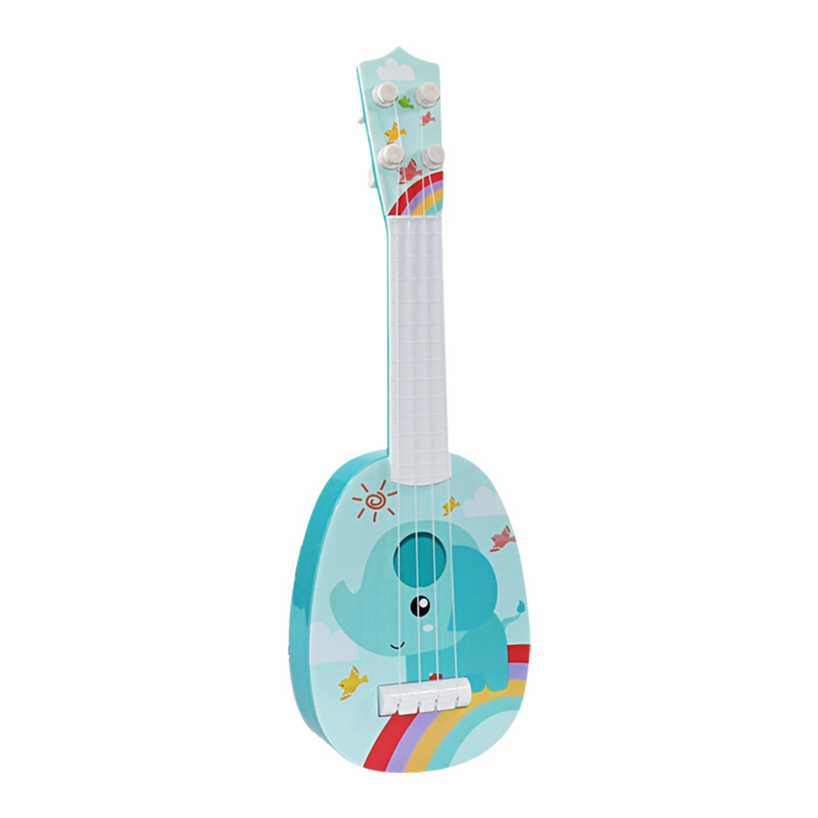 14-Inch Playable Ukulele Toy - Compact Musical Instrument with Soft Strings for Early Learning ...