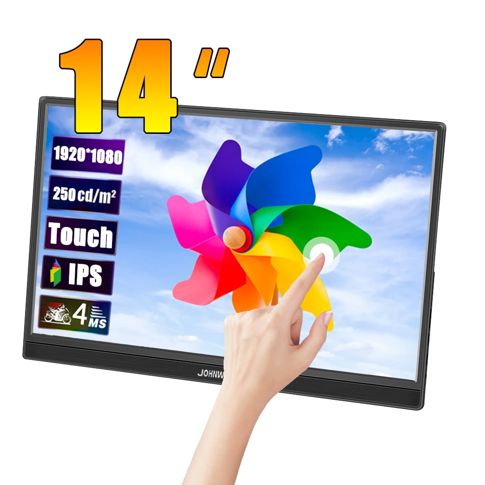 14 Inch Protable Touchscreen 1920x1080P IPS Panel Display Secondary ...