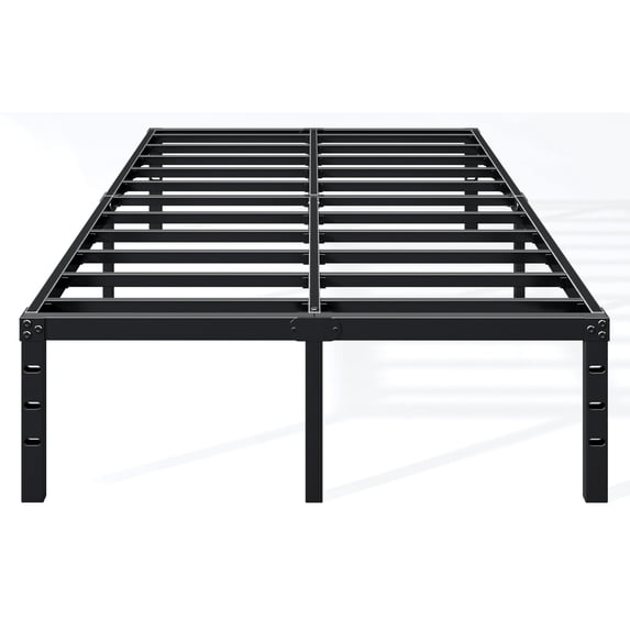 14 Inch Queen Metal Bed Frame Platform Sturdy Heavy Duty No Box Spring ...