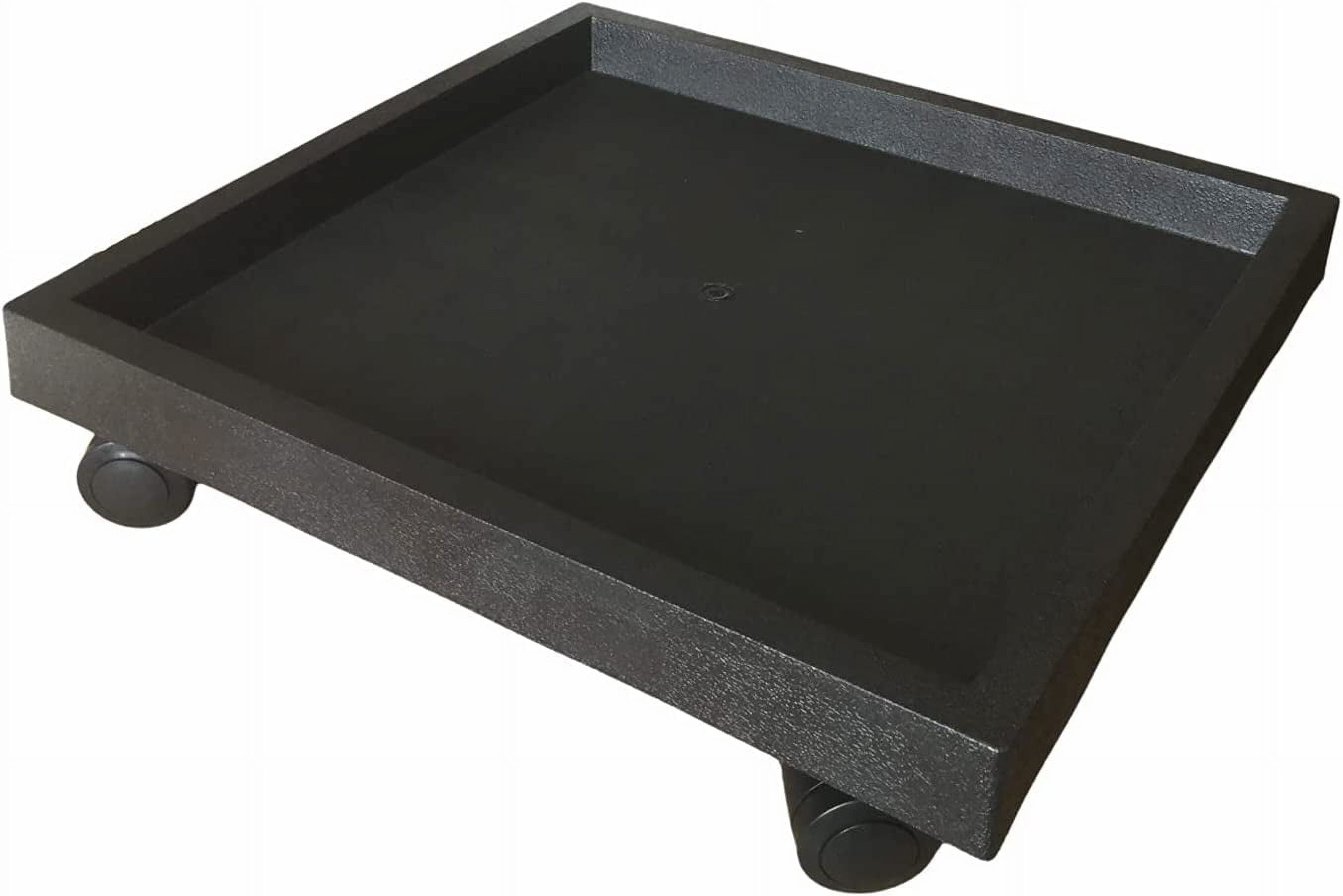 14 Inch Rolling Stand Pot Trolley, Square Heavy Duty Plant Caddy with ...