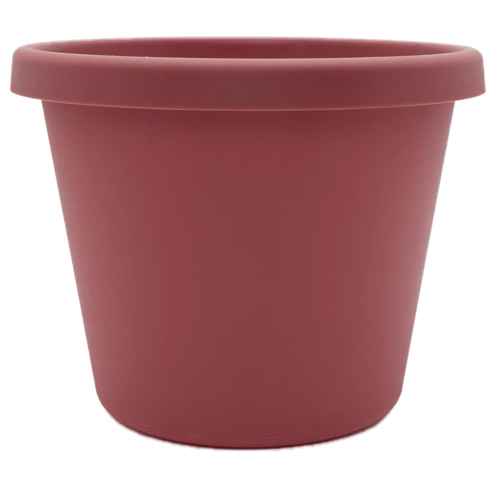 14 Inch Round Prima Planter - Plastic Plant Pot with Rolled Rim for ...