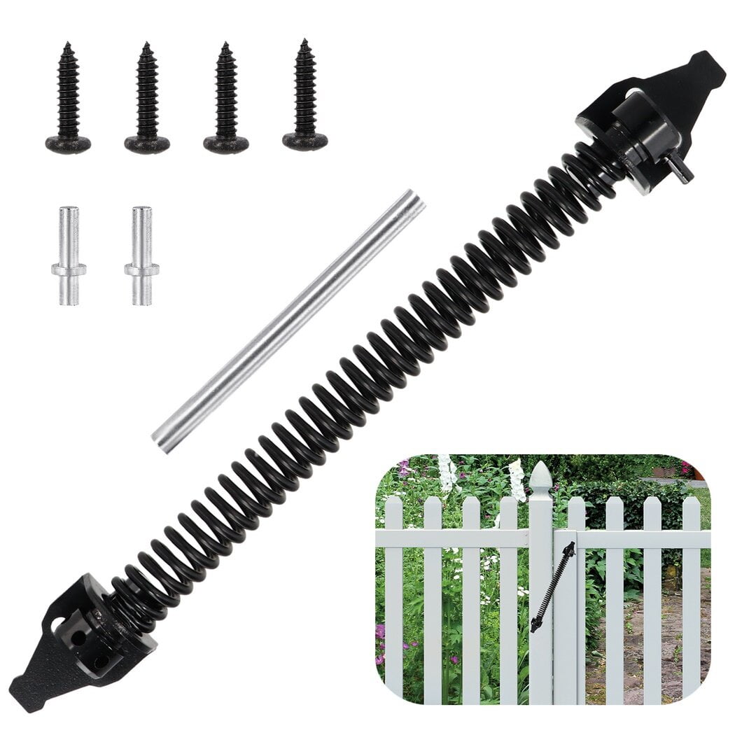 14 Inch Self Closing Gate Spring Hardware, Adjustable Metal Spring ...