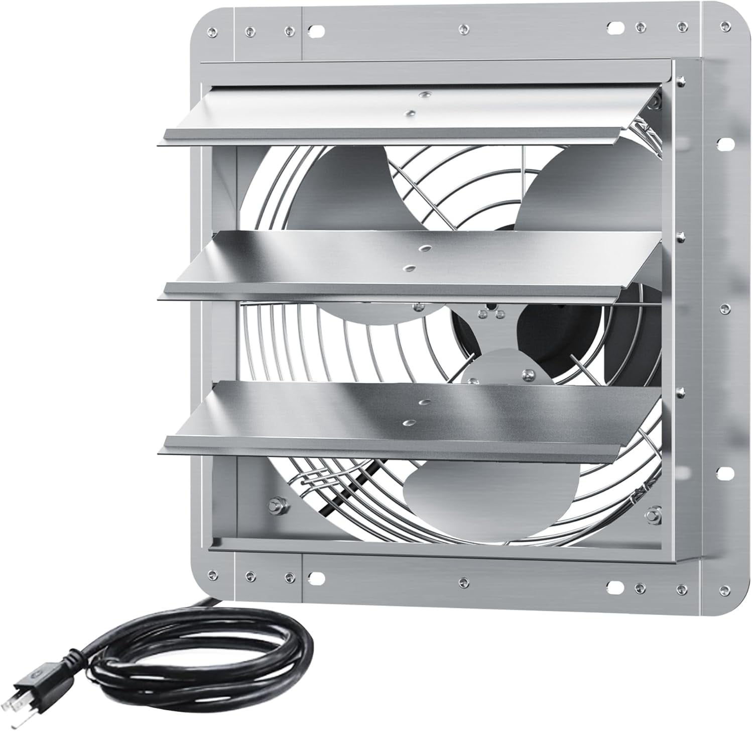 14 Inch Shutter Exhaust Fan, Aluminum Wall Mounted Exhaust Fan, 1008 ...