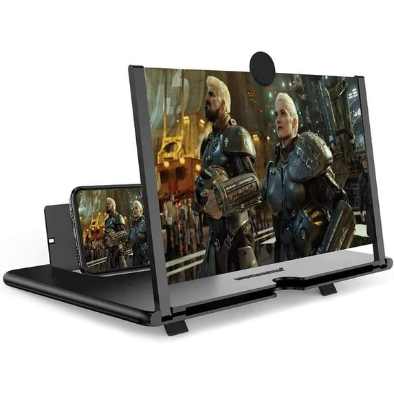 14 Inch Smartphone Screen Magnifier 3D HD Foldable Amplifier Phone ...