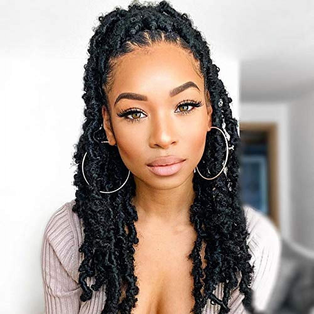14 Inch Spring Twist Crochet Braids Hair for Butterfly Locs Bomb Twist ...