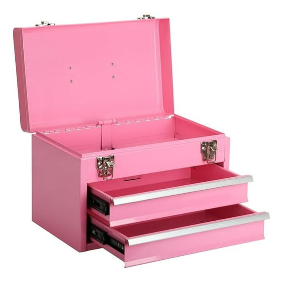 14 Inch Steel Portable Tool Box with drawers - Tool Storage Box ...