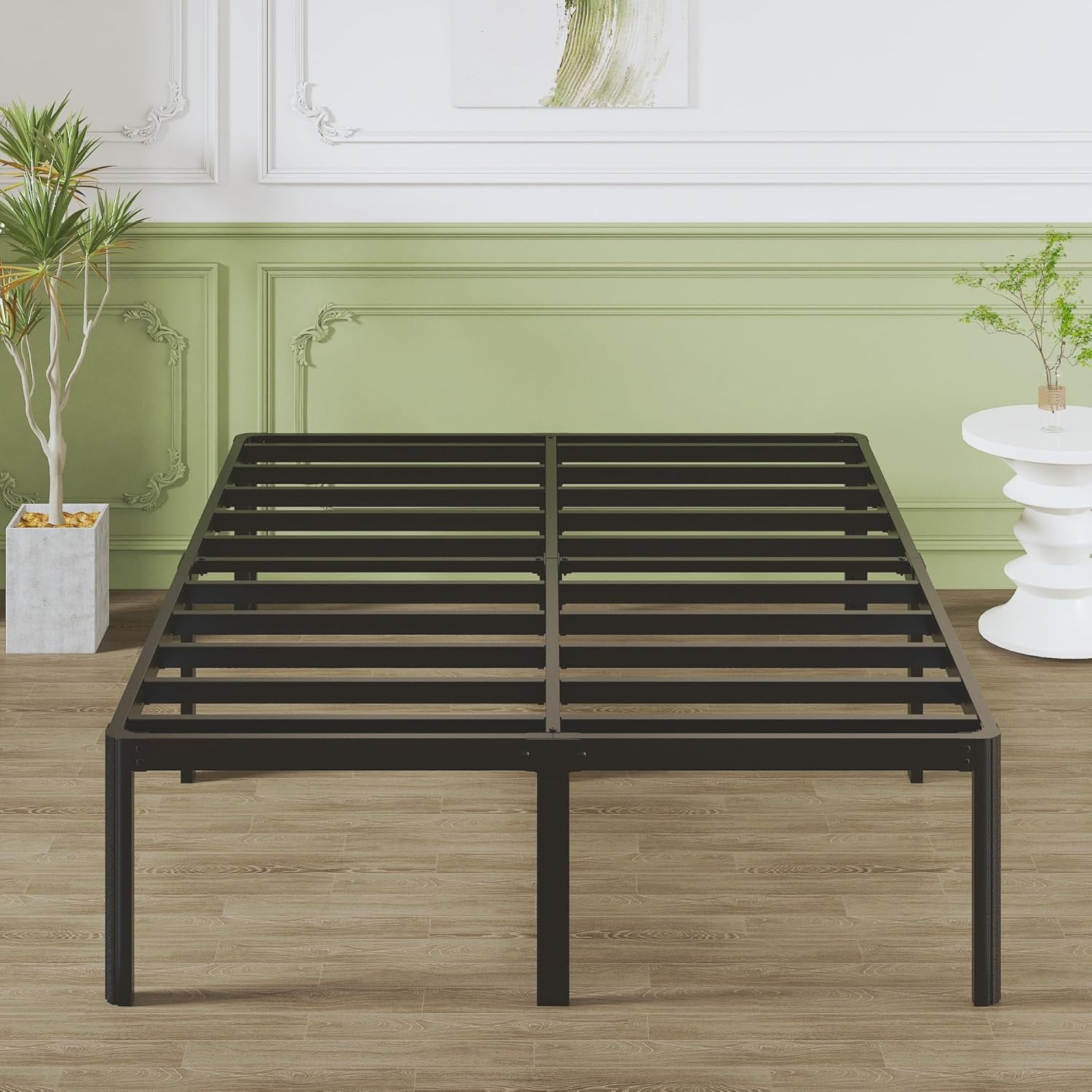 14 Inch Twin XL Bed Frames with Rounded Corner Legs, 1000 LBS Heavy ...