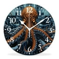 14 Inch Wall Clock Battery Operated Silent Clock Decorative for Office ...
