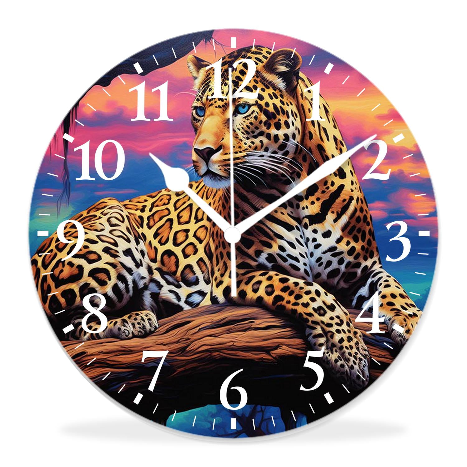 14 Inch Wall Clock Battery Operated Silent Clock Decorative for Office ...
