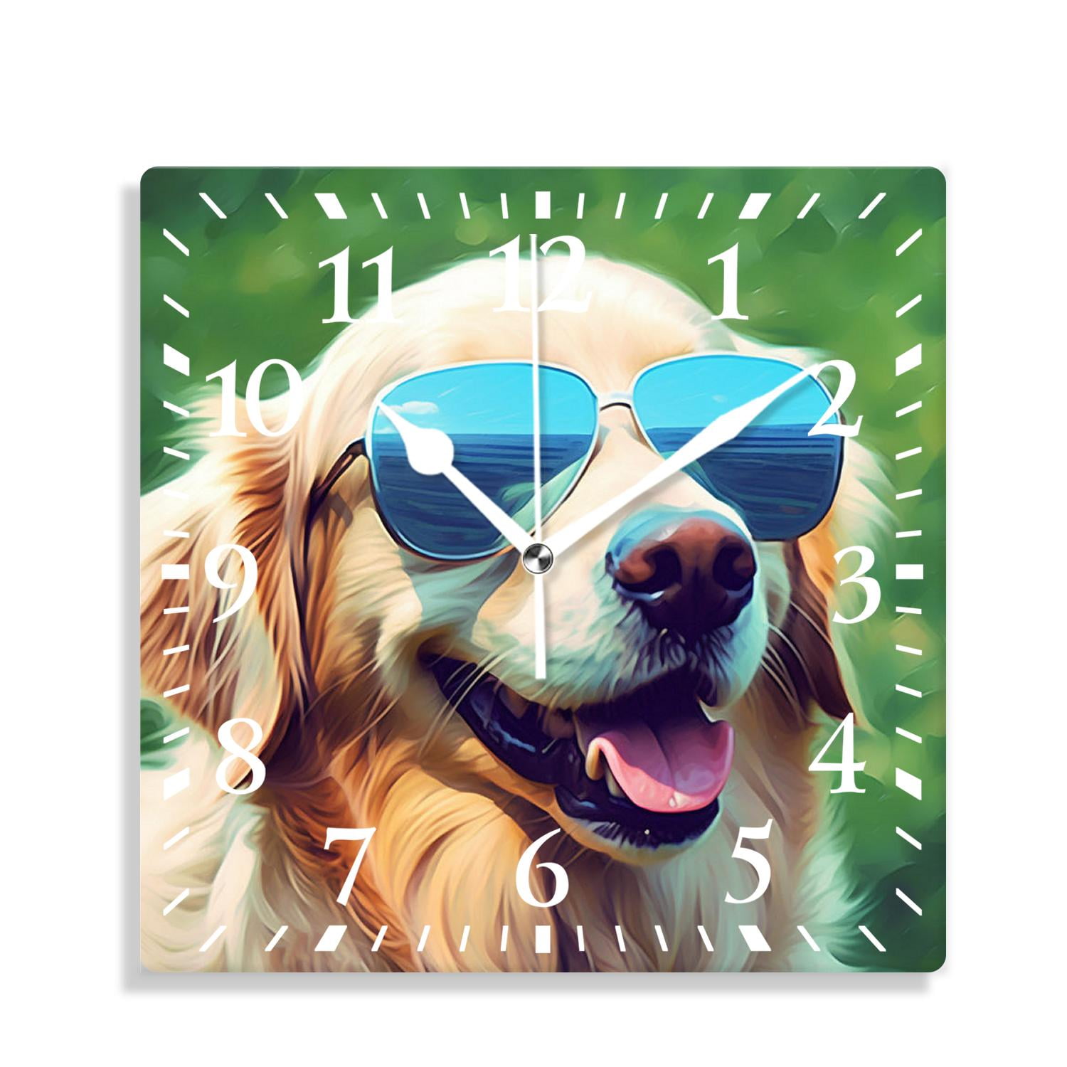 14 Inch Wall Clock Battery Operated Silent Clock Decorative for Office ...