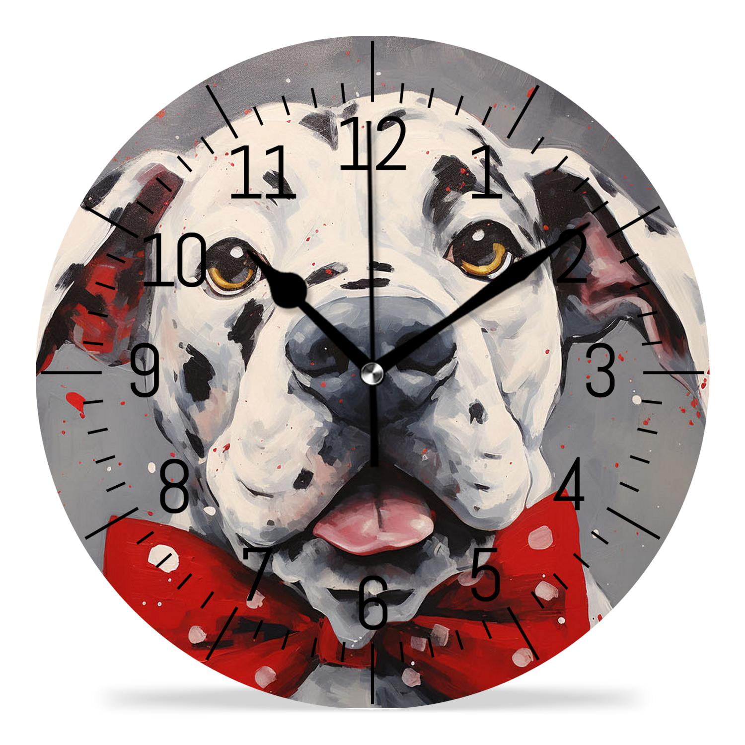 14 Inch Wall Clock Battery Operated Silent Clock Decorative for Office ...